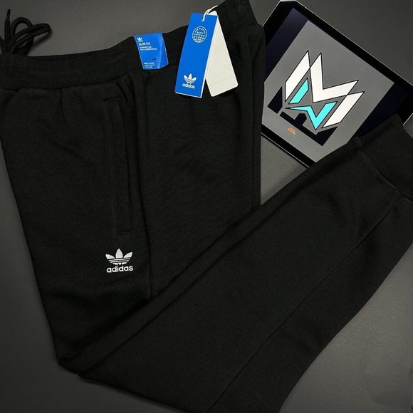 adidas | Pants | Adidas Essentials Trefoil Fleece Pants Ia4837 Black ...